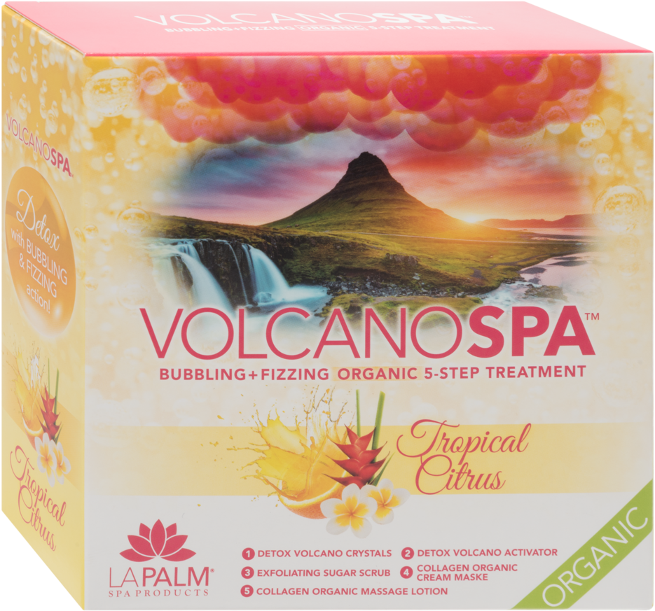 Volcano Spa Tropical Citrus - La Palm Volcano Spa Clipart - Large Size ...