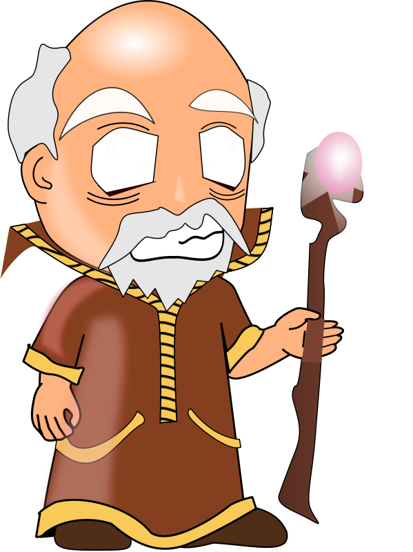 Wise Man Cartoon Png Clipart - Large Size Png Image - PikPng