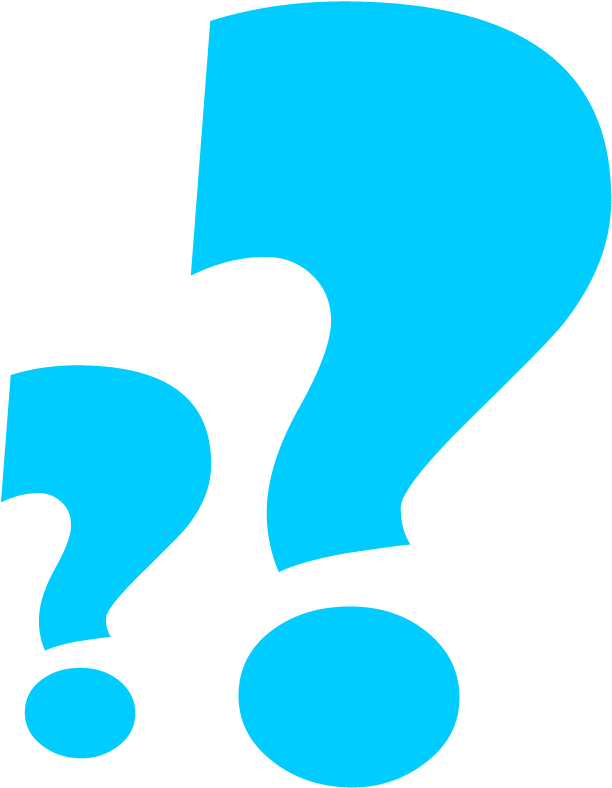 Cute Question Mark - Blue Cute Question Mark Clipart - Large Size Png ...