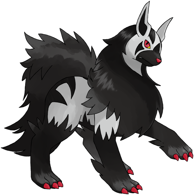 Pokemon Mightyena Mega Evolution - Mega Mightyena Clipart - Large Size ...