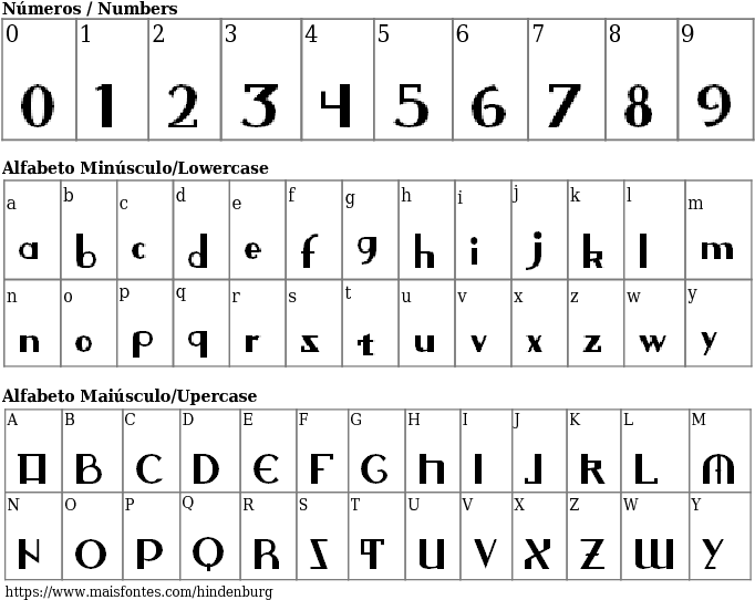 Download Font Details Hindenburg - Font Clipart Png Download - PikPng