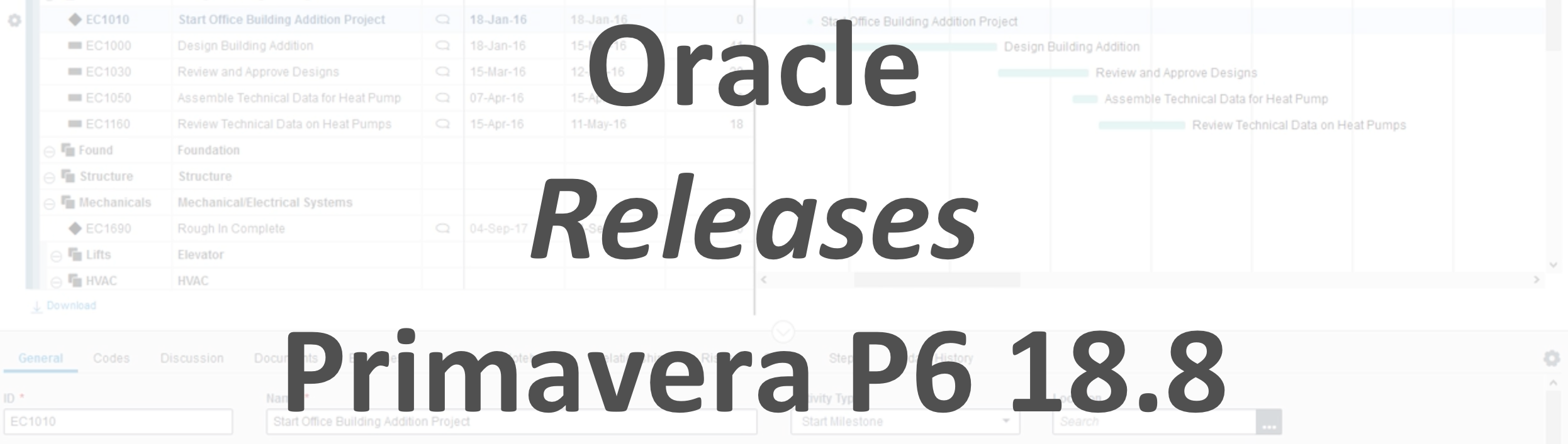Oracle Releases Primavera P6 - Primavera P6 18.8 Clipart - Large Size ...