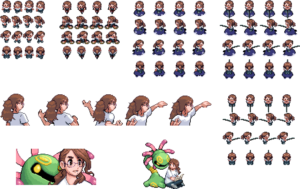 Pokemon Reborn Custom Trainer Sprites Clipart - Large Size Png Image ...