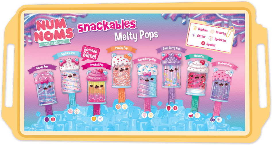 Num Noms Snackables - Num Noms Melty Pops Clipart - Large Size Png ...