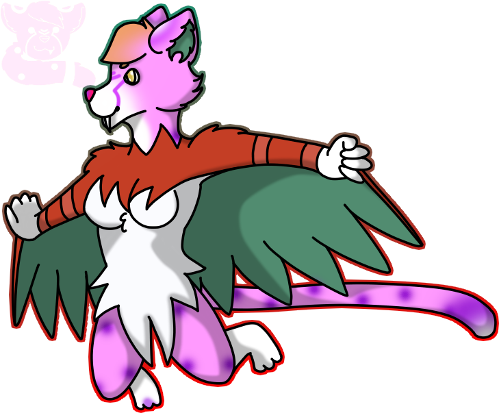 Fighting/hawlucha - Cartoon Clipart - Large Size Png Image - PikPng