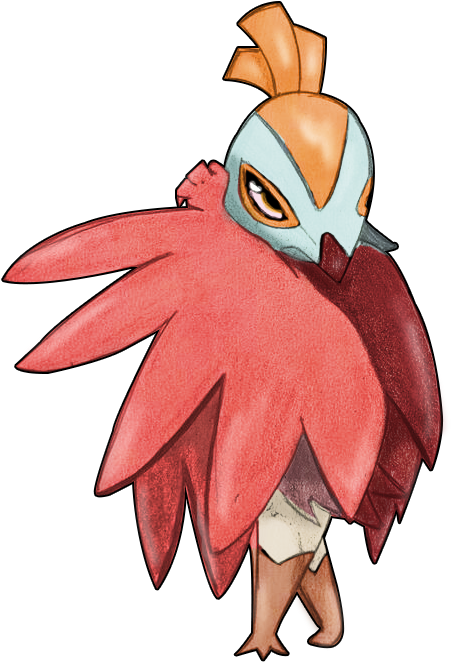 324kib, 599x815, Hawlucha - Cartoon Clipart - Large Size Png Image - PikPng