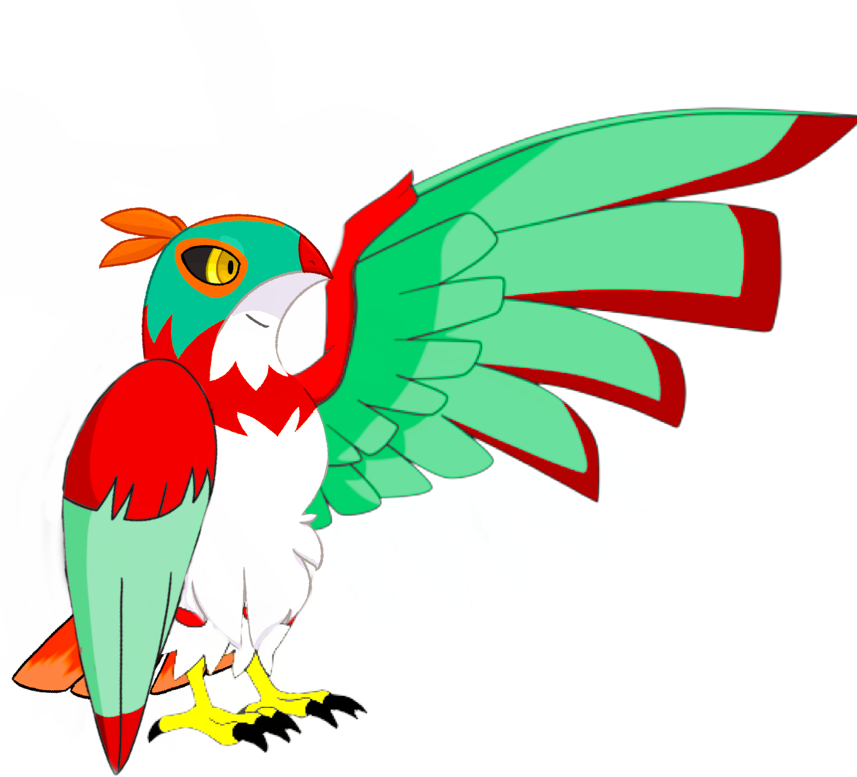 Flying Type, Charizard, 10 Years, Claws, Orchid, Ash, - Parrot Clipart ...