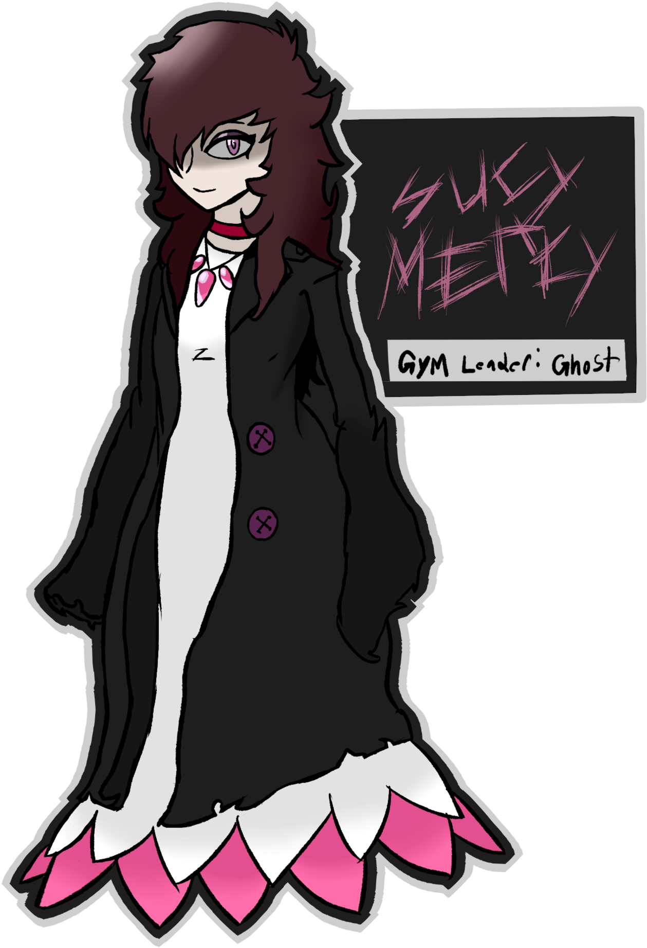 Ghost Type Gym Leader For A Pokemon Table Top United - Illustration ...