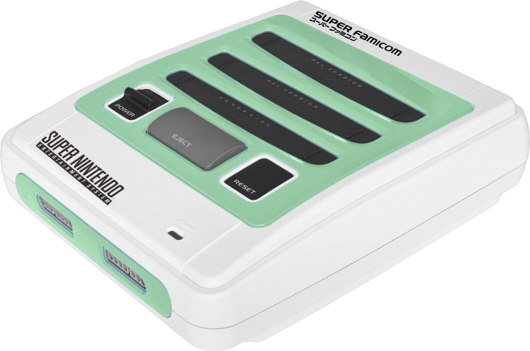Super Famicom International Green , Png Download - Super Famicom Paint ...
