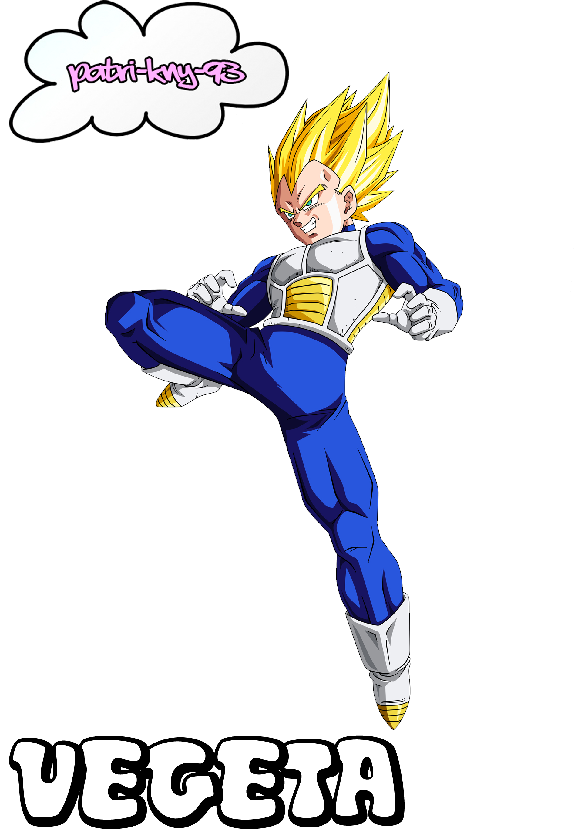 Dragon Ball Future Vegeta Clipart - Large Size Png Image - PikPng