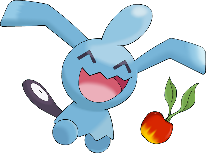 Wynaut - Wynaut Pokemon Clipart - Large Size Png Image - PikPng