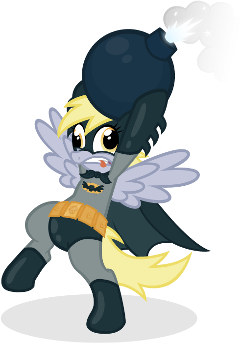 Derpy Hooves Batman Pinkie Pie Rarity Princess Celestia - Pony Bomb ...