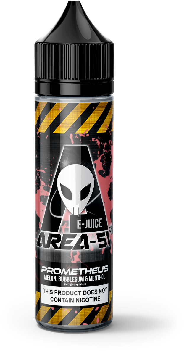 Prometheus 50ml E-liquid By Area - Area 51 E Liquid Clipart - Large ...