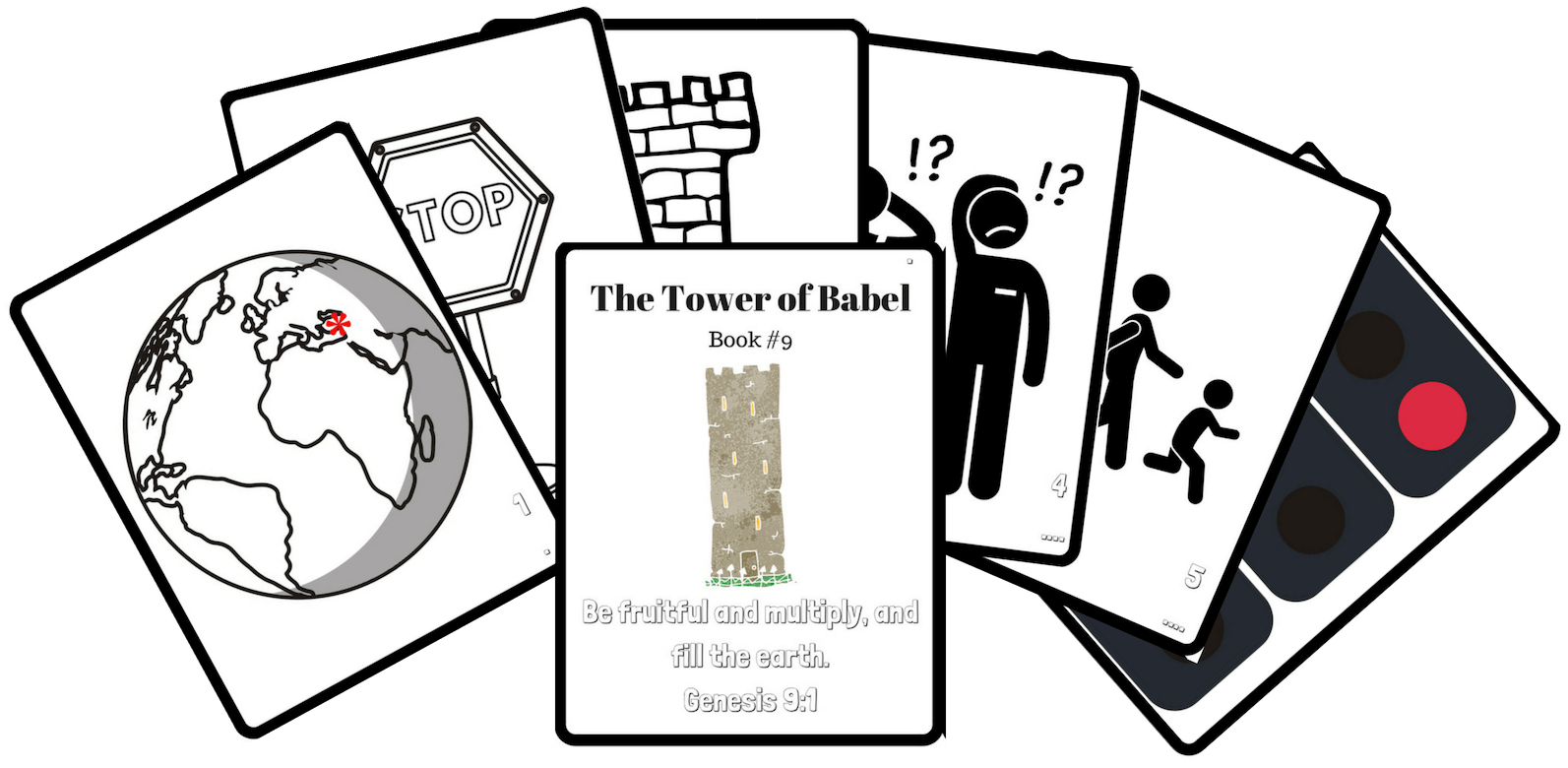 Week 9 Tower Of Babel - Cartoon Clipart - Large Size Png Image - PikPng