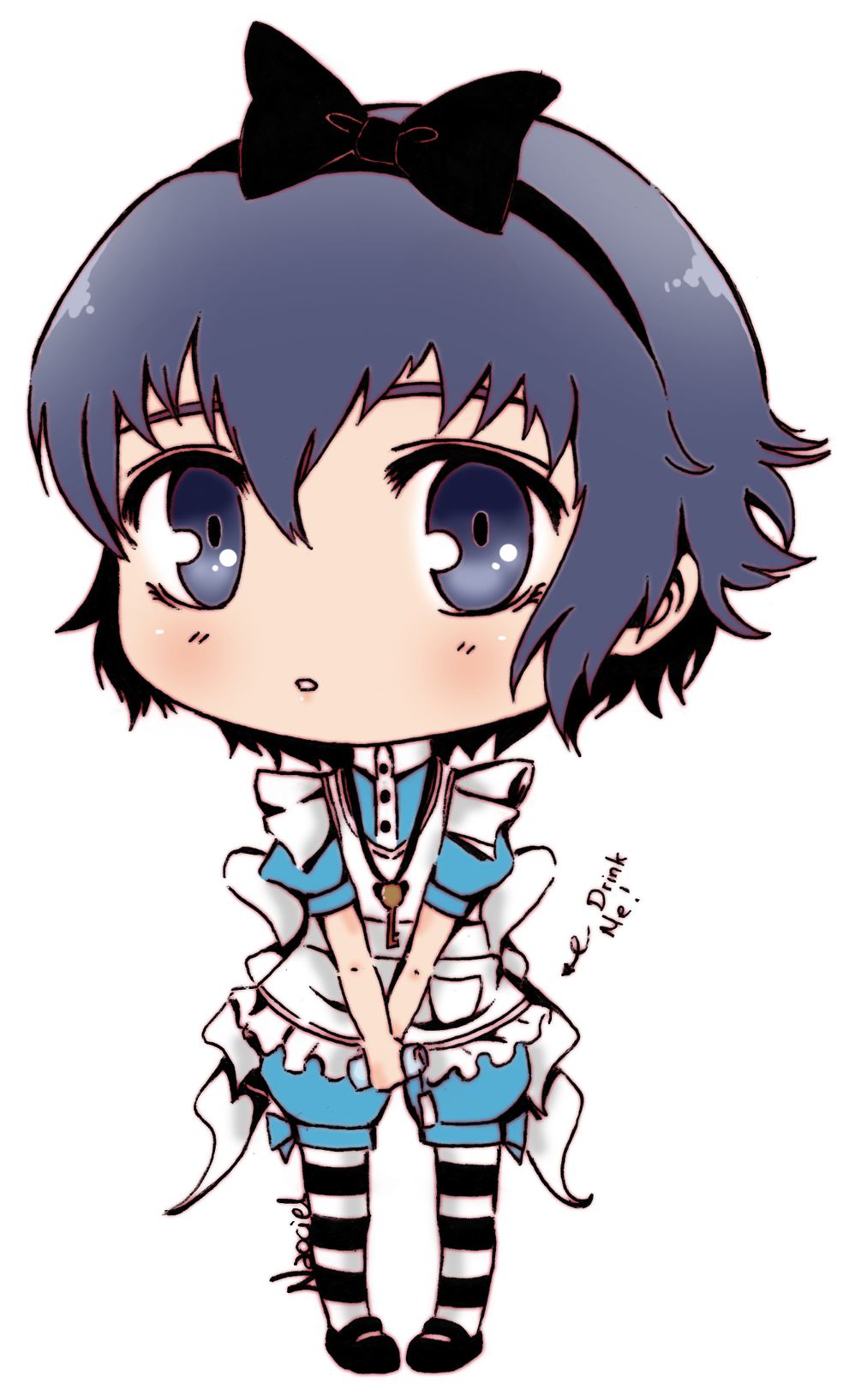 Chibi Naoto Shirogane On Ciel Phantomhive's Wonderland - Cartoon ...