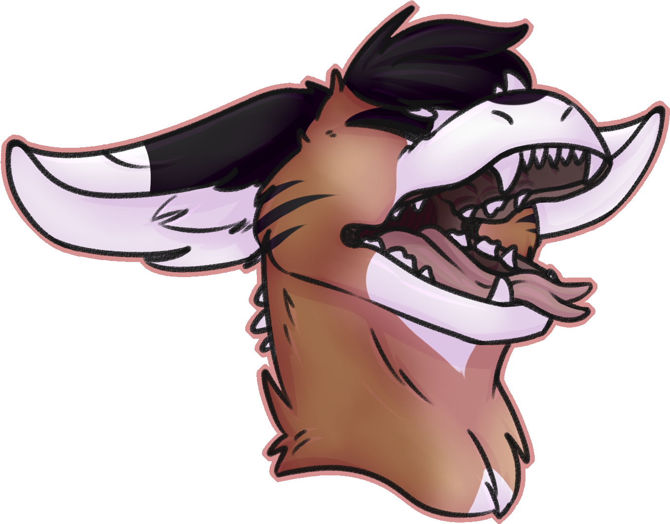 Rawr - Cartoon Clipart - Large Size Png Image - PikPng