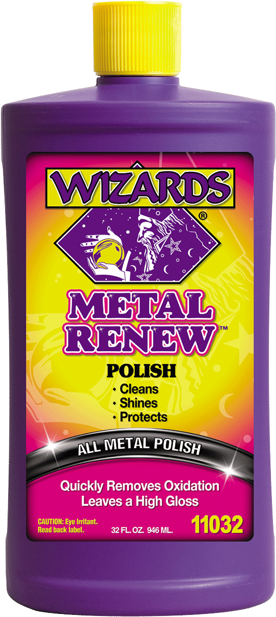 Wizards Metal Renew Metal Polish, 32 Oz - Bottle Clipart - Large Size ...