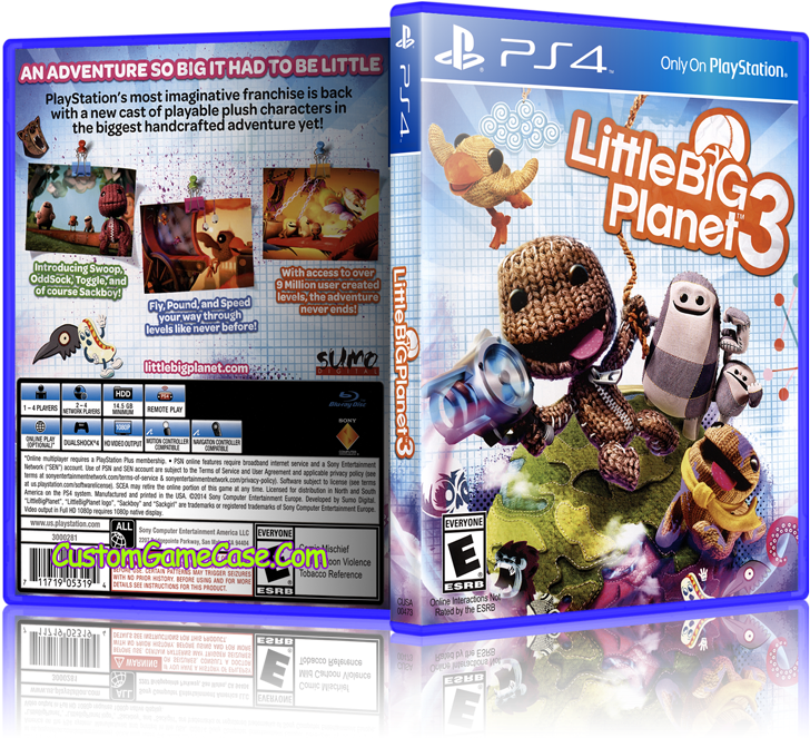 Little Big Planet - Little Big Planet 3 Cover Clipart - Large Size Png ...