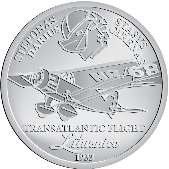 Anykðèiai Transatlantic Flight Lituanica 1933 Steponas - Jurade Logo ...