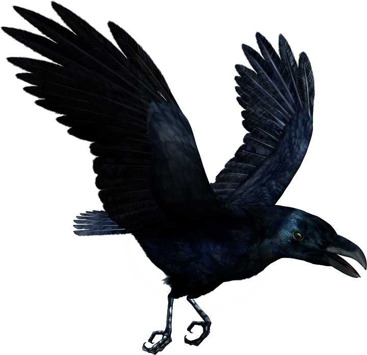 Raven Flying Png Hd - Mc Ride Death Tattoo Clipart - Large Size Png ...