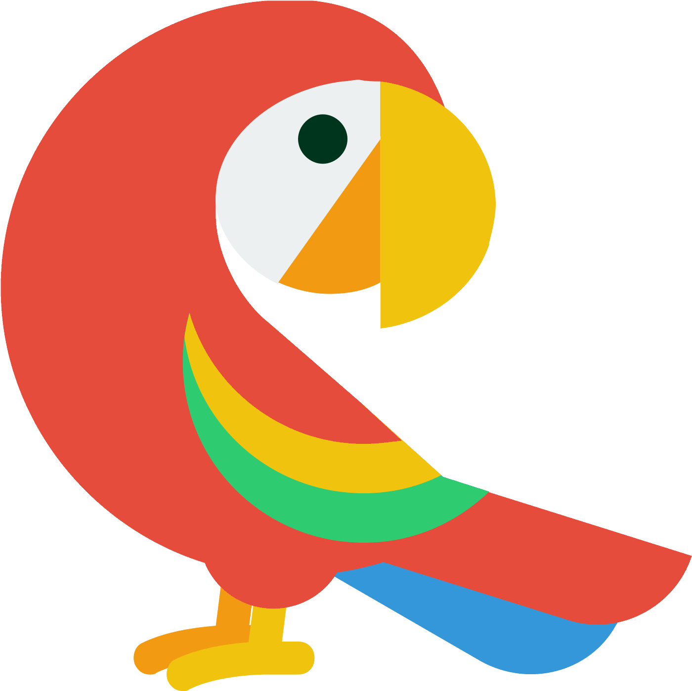 1600 X 1600 10 - Parrot Icon Clipart - Large Size Png Image - PikPng
