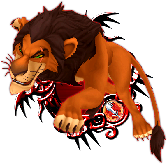 Kingdom Hearts Scar , Png Download - Kingdom Hearts The Lion King Scar ...