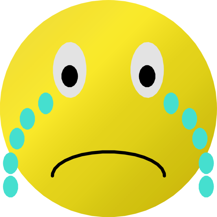 Clipart Crying Smiley Face - Smiley Cry - Png Download - Large Size Png ...