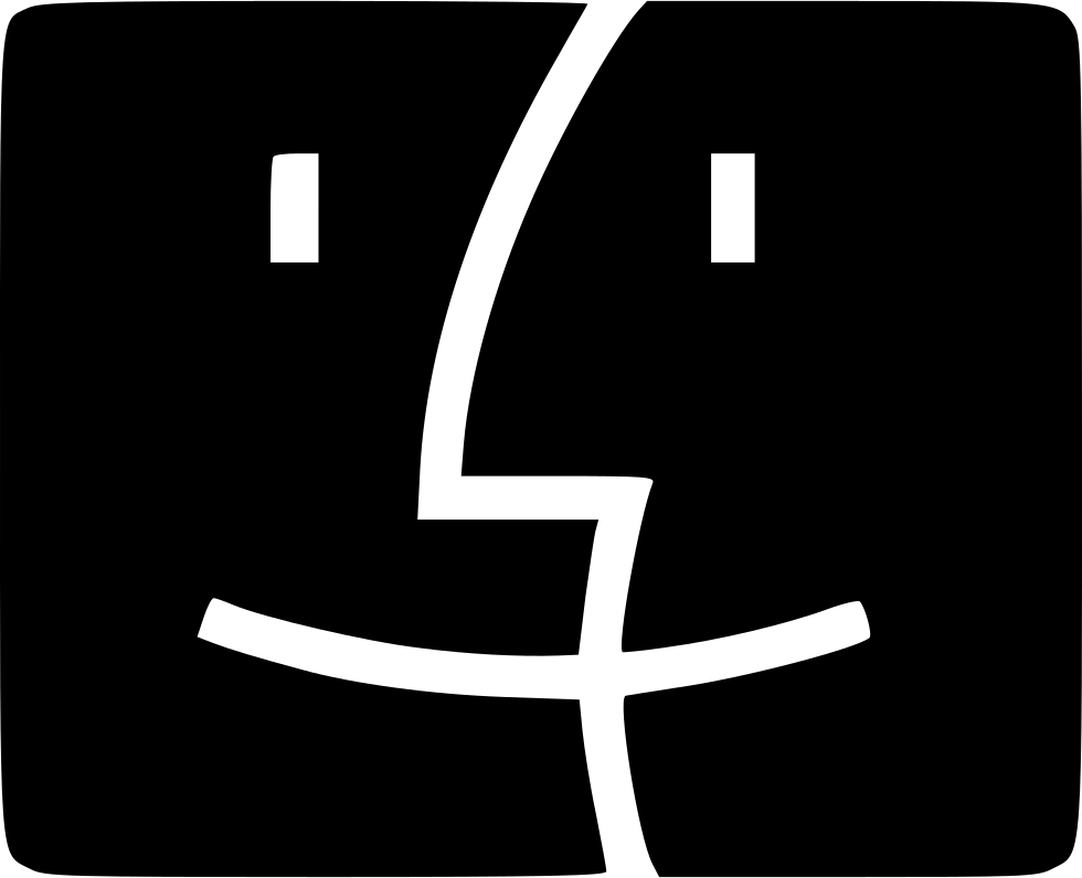 Png File Svg - Mac Finder Icon White Clipart - Large Size Png Image ...