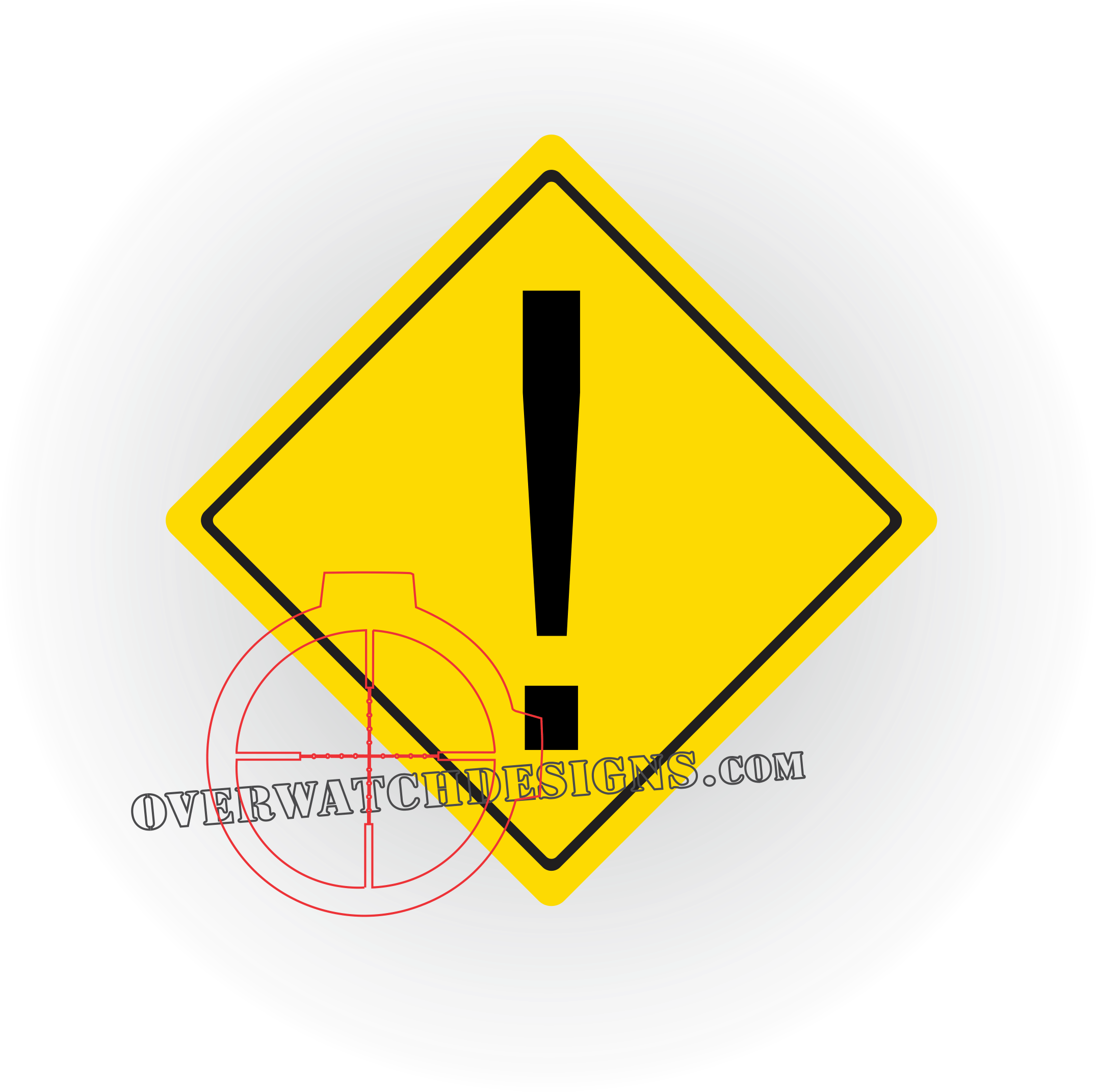 Exclamation Street Sign - Traffic Sign Clipart - Large Size Png Image ...
