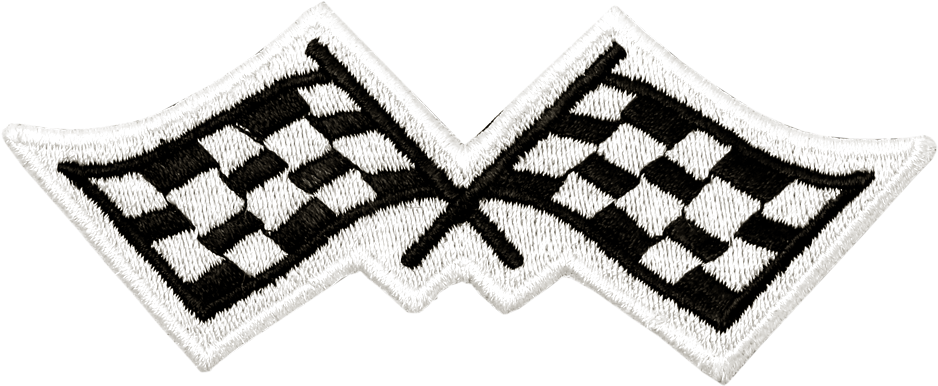 Checkered Flag - Racing Patches Clipart - Large Size Png Image - PikPng