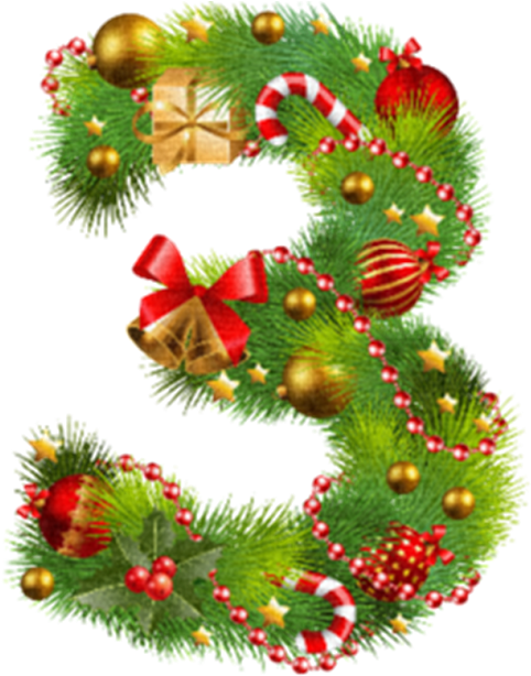 Download Christmas Numbers Png - Christmas Numbers Transparent ...