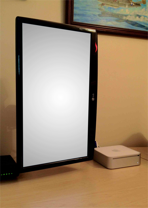 Vertical Tv Screen - Diy Monitor Portrait Stand Clipart - Large Size ...