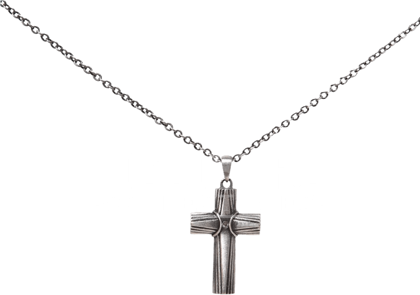 Cross Necklace Png Transparent - Chain With Cross Png Clipart - Large ...