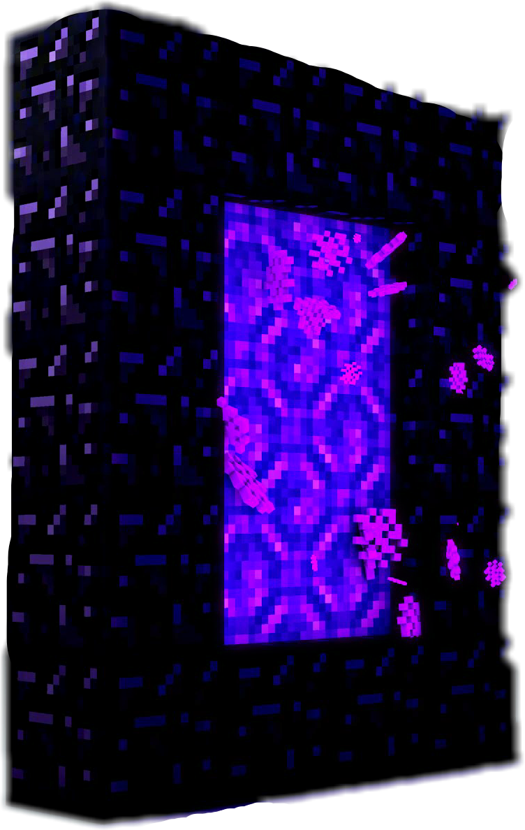 Download #sticker #minecraft #portal #purple #particles #cool - Art ...