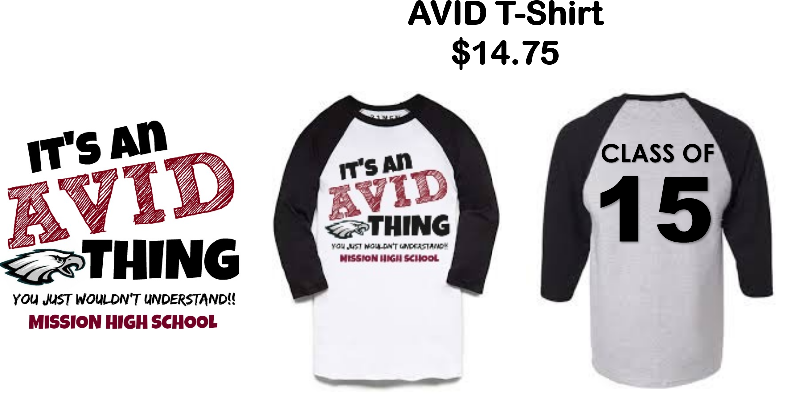 Avid Shirt 2014-2015 - Avid Class Shirts Clipart - Large Size Png Image ...