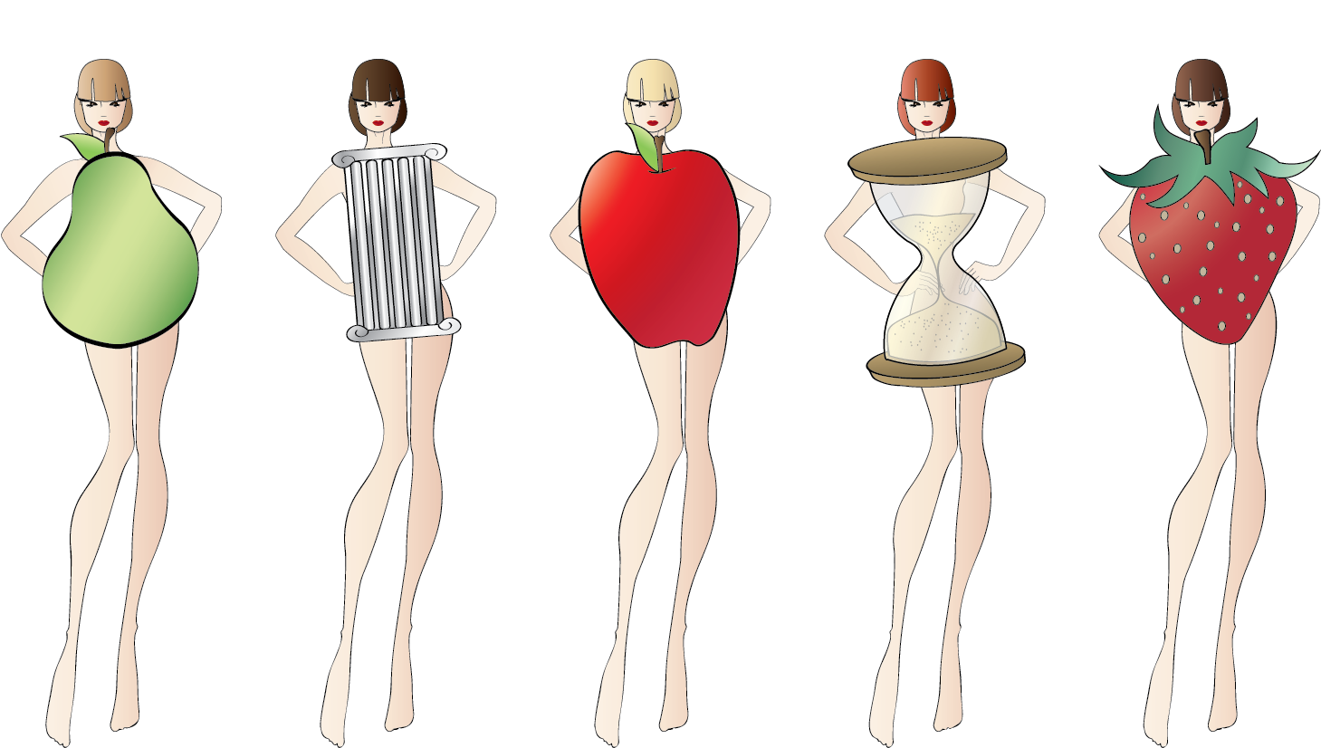 Wbodyshape - Shaped Body Type Clipart - Large Size Png Image - PikPng