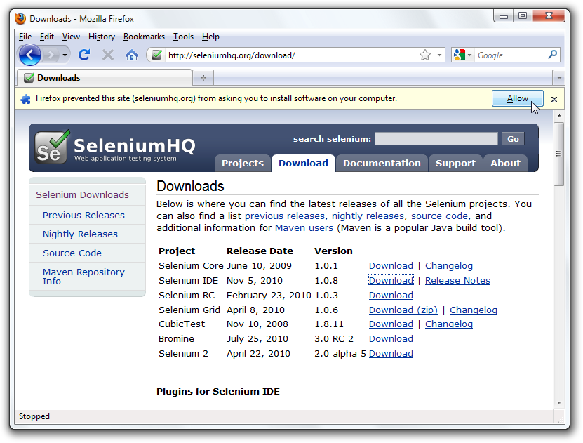 Images/chapt3 Img01 Ide Installation - Selenium Ide Clipart - Large ...
