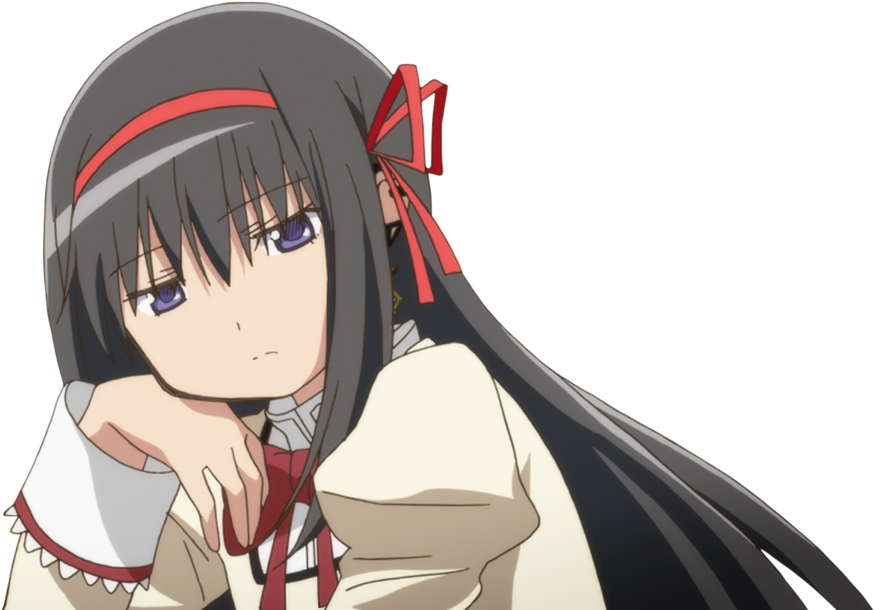 View Samegoogleiqdbsaucenao Homura Bored , - Madoka Magica Smug Homura ...