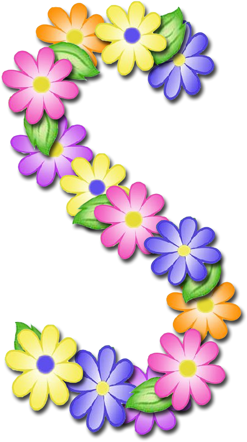 Alfabeto De Primavera Letras Em Png Muito Lindo Letras Letra Do