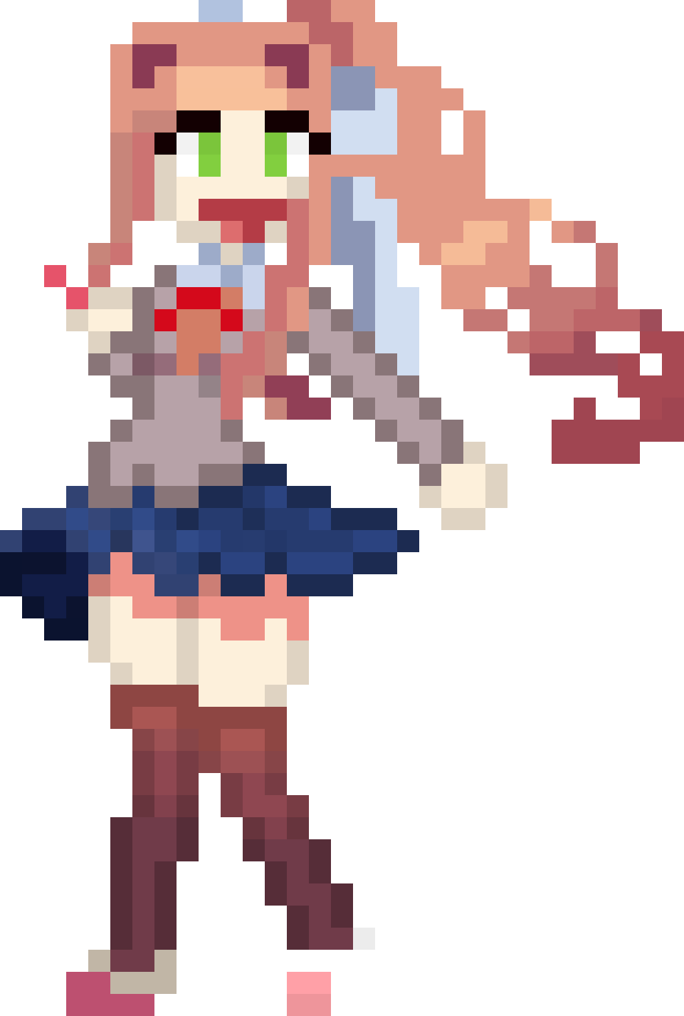 Ddlc - Doki Doki Pixel Art Clipart - Large Size Png Image - PikPng