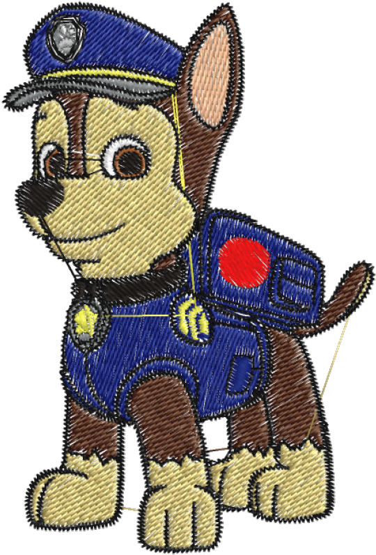 Chase Paw Patrol Colors Clipart - Large Size Png Image - PikPng