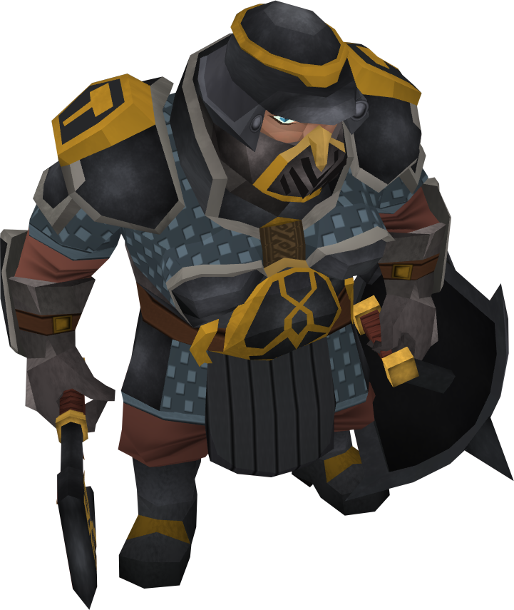 Runescape Black Guard Clipart - Large Size Png Image - PikPng