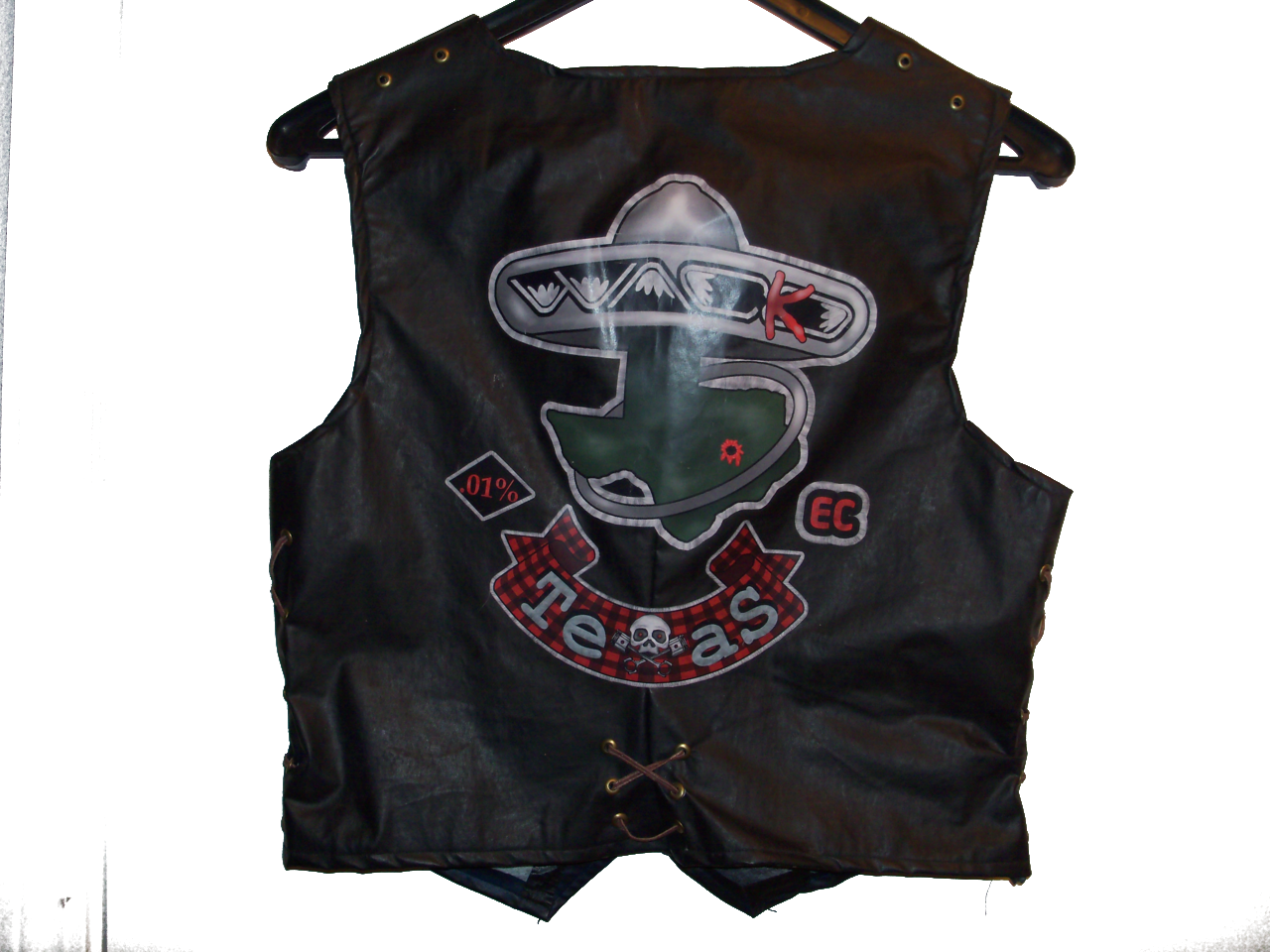 Biker Vest Patches Back - Vest Clipart - Large Size Png Image - PikPng