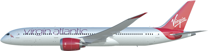 Virgin Atlantic Png - Virgin Atlantic Plane Transparent Clipart - Large ...