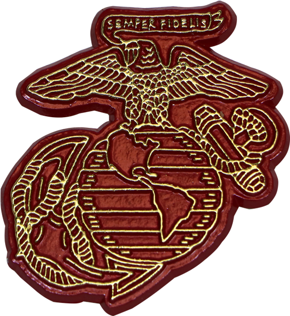 Usmc Red And Gold Ega Magnet - Illustration Clipart - Large Size Png ...
