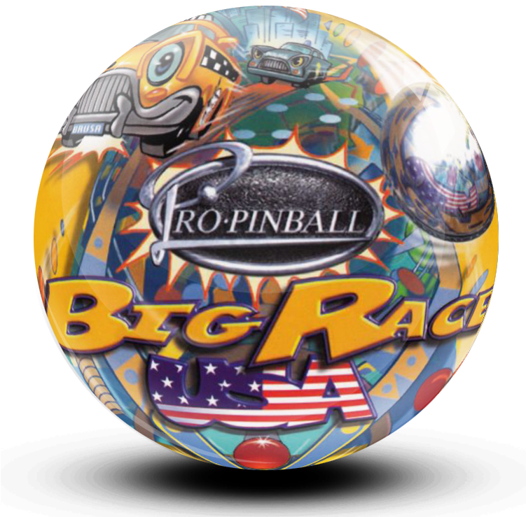 Pro Pinball Big Race Usa Clipart - Large Size Png Image - PikPng