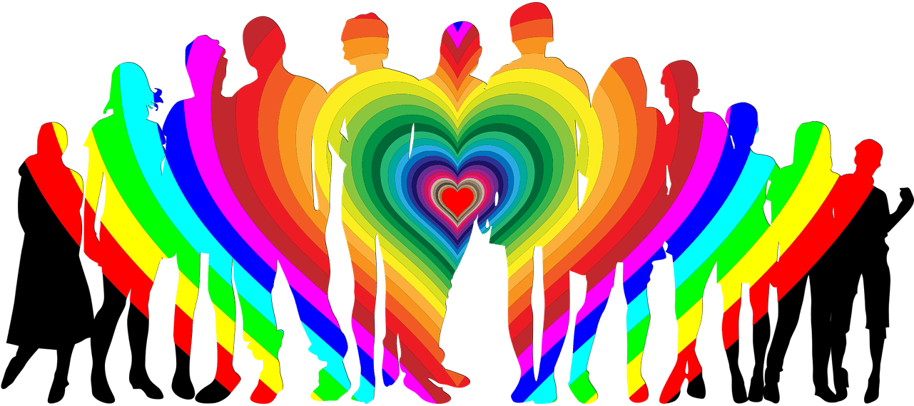 Rainbow Inclusion Clipart - Large Size Png Image - PikPng