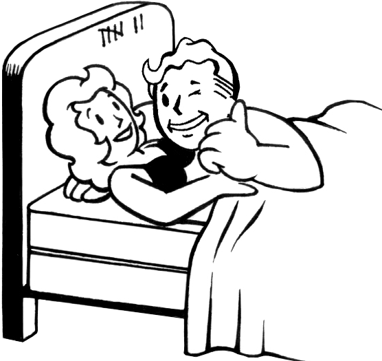 Perks Vault Boy Fallout New Vegas Clipart - Large Size Png Image - PikPng