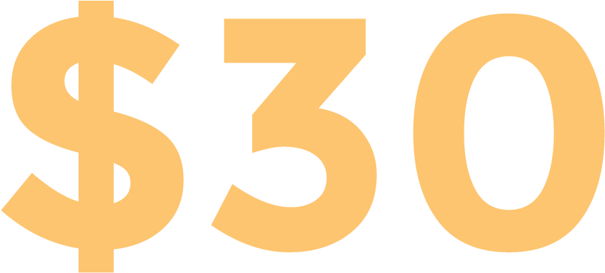 30 Dollar Donation Clipart - Large Size Png Image - PikPng