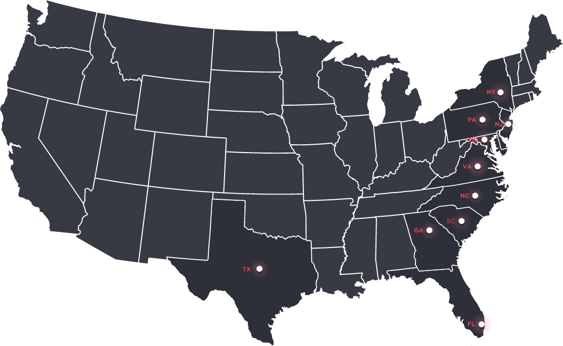 Our Fiber Footprint - Map Of America Gray Clipart - Large Size Png ...